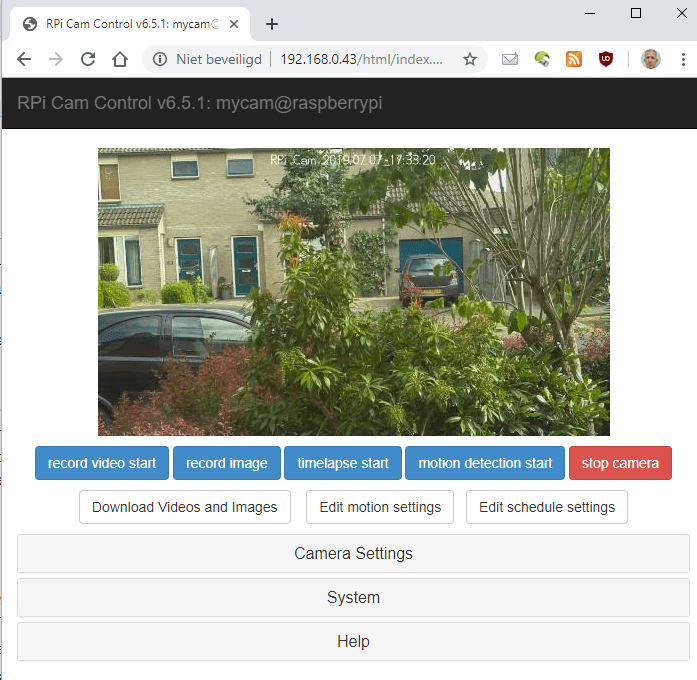 RPi Cam Control en ZeroView voor het raam – ICT en Onderwijs BLOG